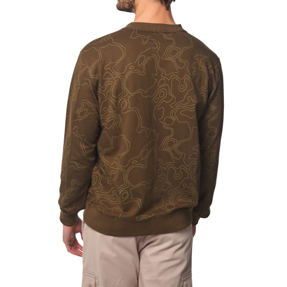 JEEP ALL OVER PRINT FLEECE CREWNECK (MENS) - Destinations Outdoor